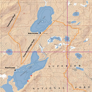 Map 204 - Dumbell and Balsam Lakes – McKenzie Maps