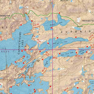 Kekekabic Hiking Trail Map Set – McKenzie Maps
